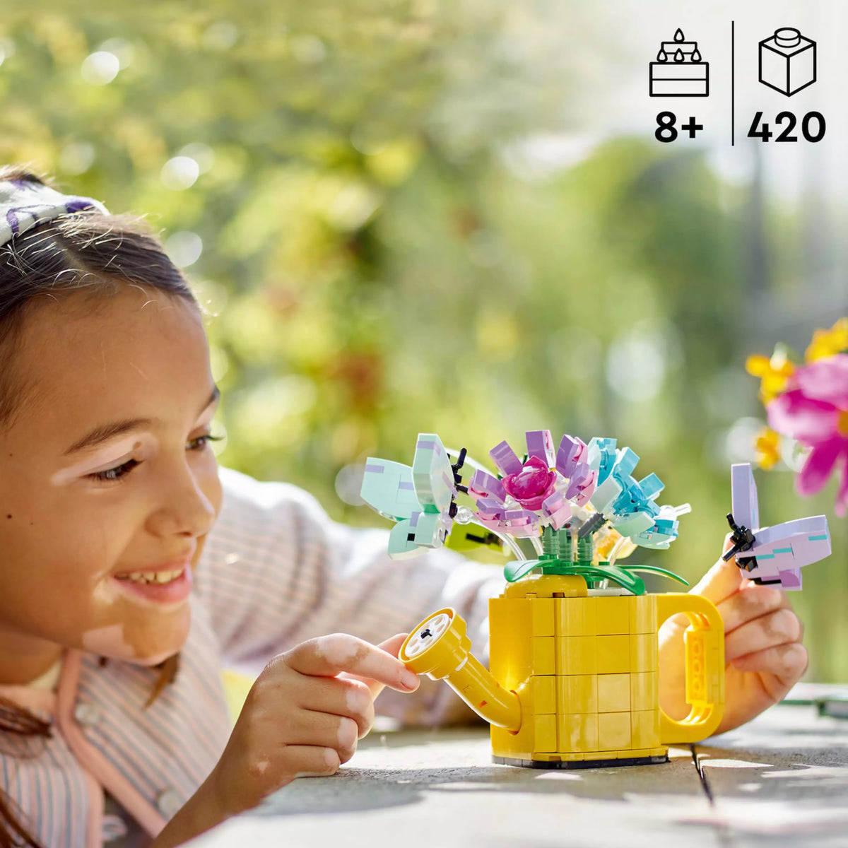 LEGO® Creator 3 in 1 Flowers in Watering Can [31149] – RunningonBlooms